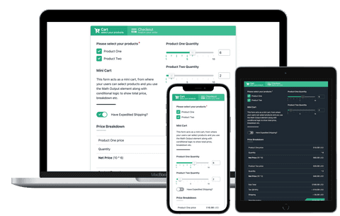 Responsive form design with Dark Mode for WordPress