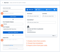 Getting yourself familiar with the Form Builder